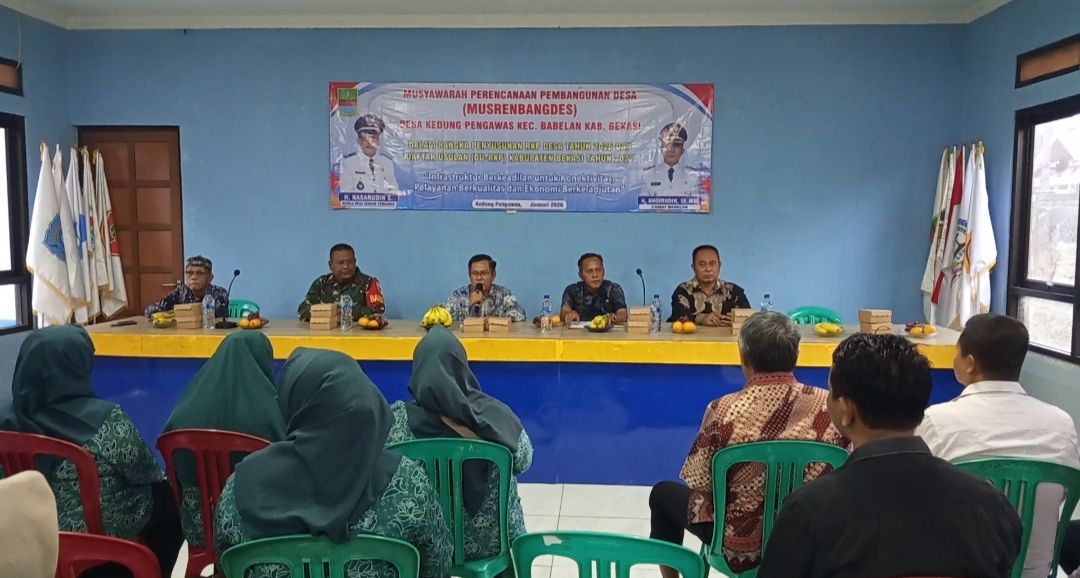 Nasarudin Pimpin Langsung “Musrenbang” Desa Kedung Pengawas Bahas ...